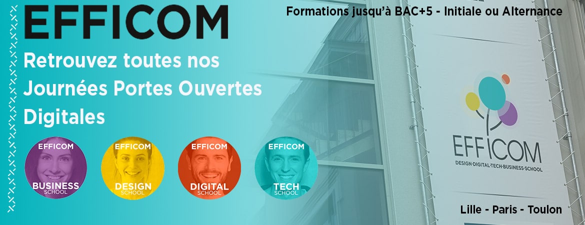 EFFICOM - Ecoles Informatique, Commerce, Digital & Design | Efficom